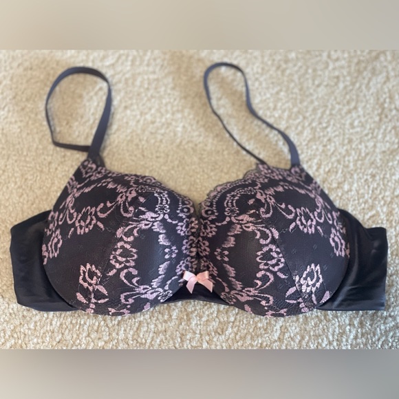 Maidenform | Intimates & Sleepwear | Maidenform Pink And Gray Pushup ...